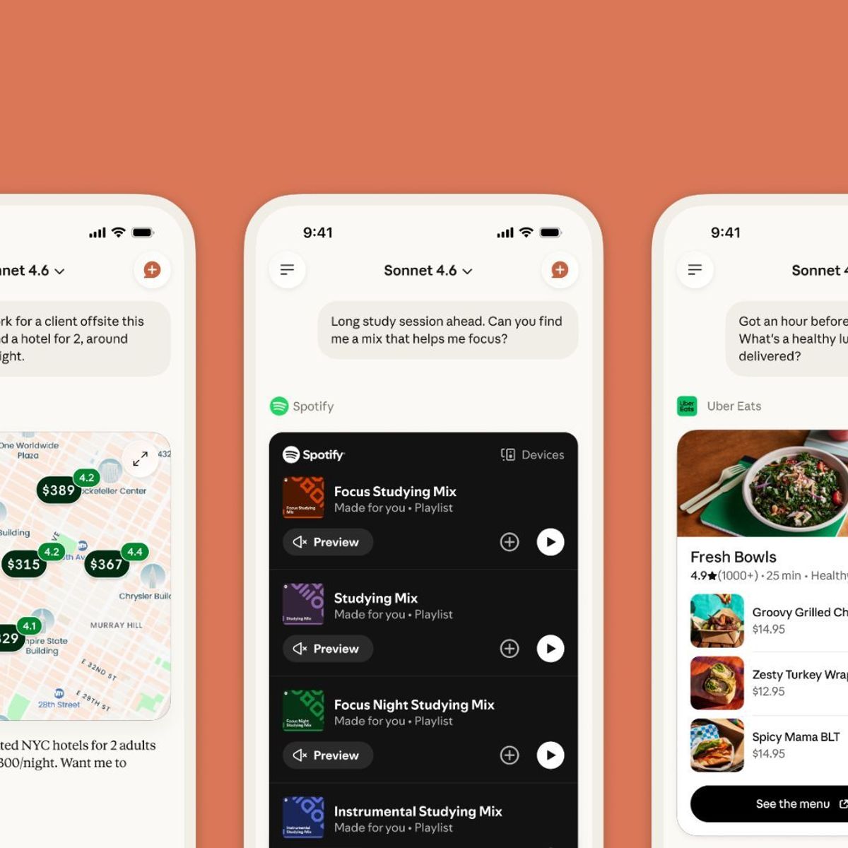 Claude Taps Spotify, Uber, TurboTax in AI Assistant War | The Tech Buzz