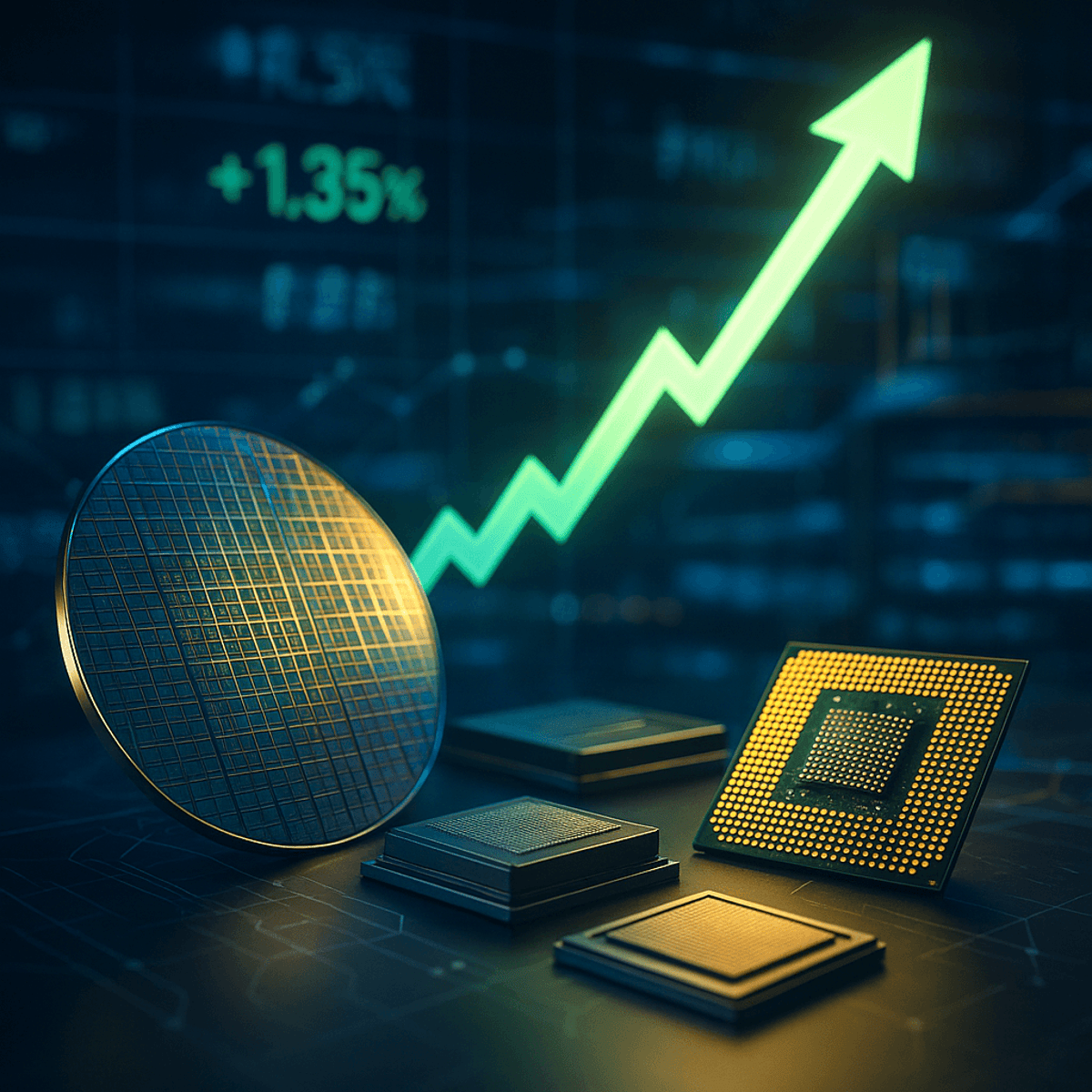 Nvidia Earnings Beat Sends Asian Chip Stocks Soaring 7% | The Tech Buzz