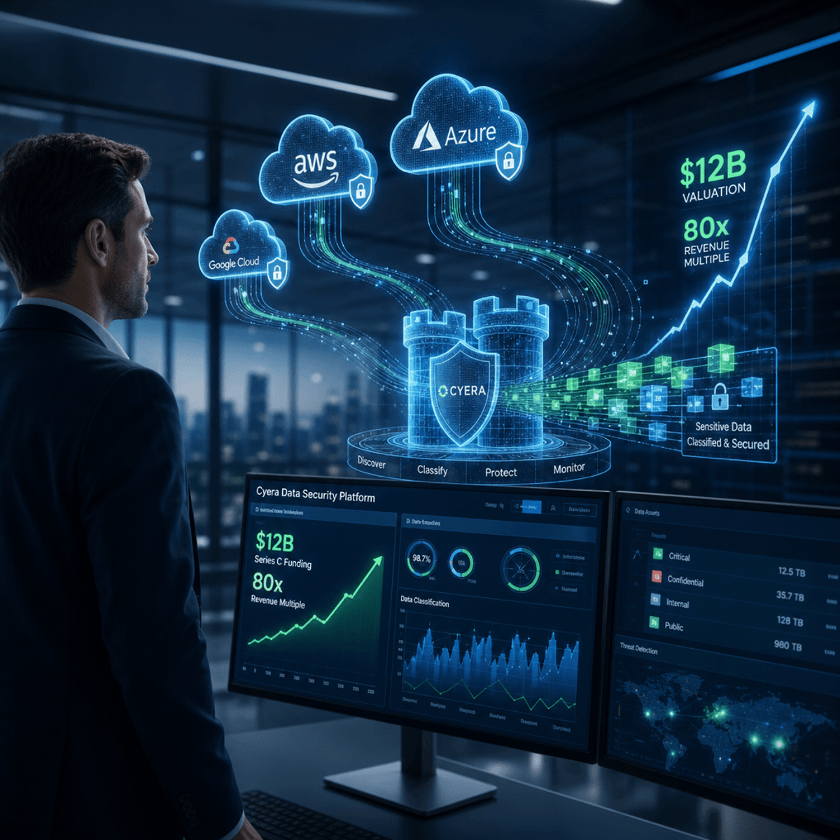 Cyera nears $12B valuation on $300M round at 80x ARR multiple | The ...